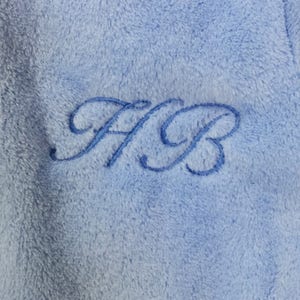 Personalised Embroidered Baby Robe Dressing Gown Towel Hat Toddler Gift ...