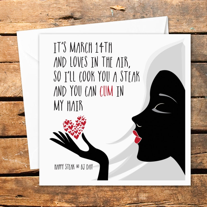 Steak And Bj Day Blowjob Blow Job Men Male Valentines Day 14th Etsy