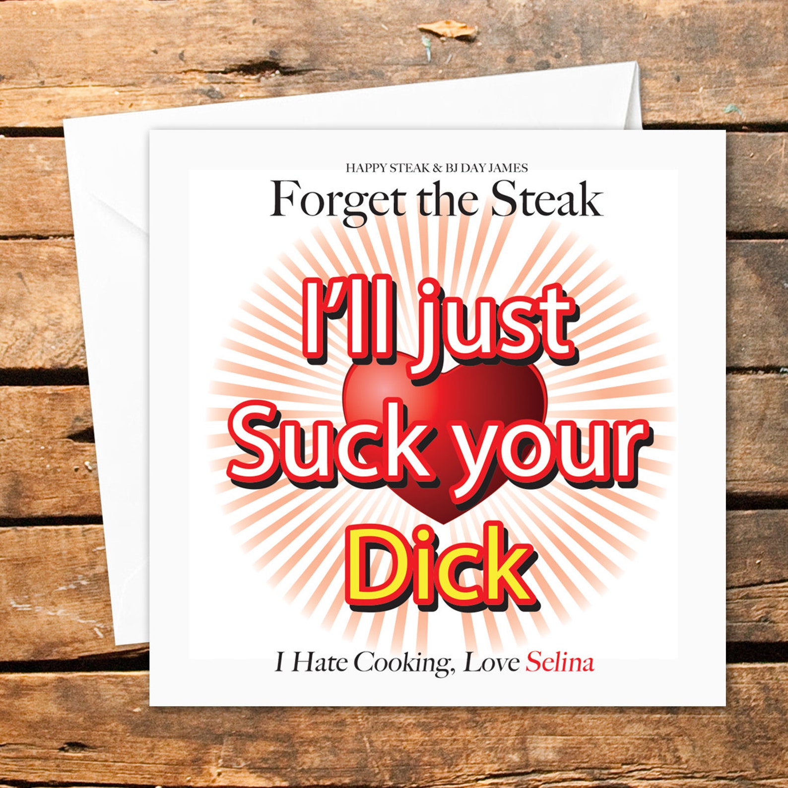 Steak And Bj Day Blowjob Blow Job Men Male Valentines Day 14th Etsy