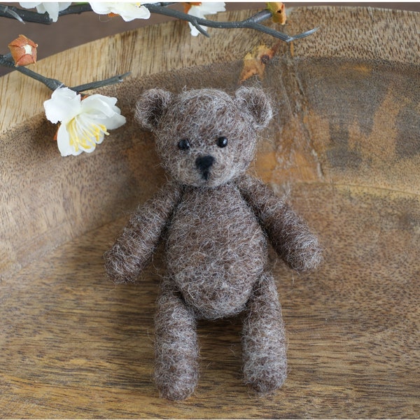 Felt Teddy Bear - Etsy