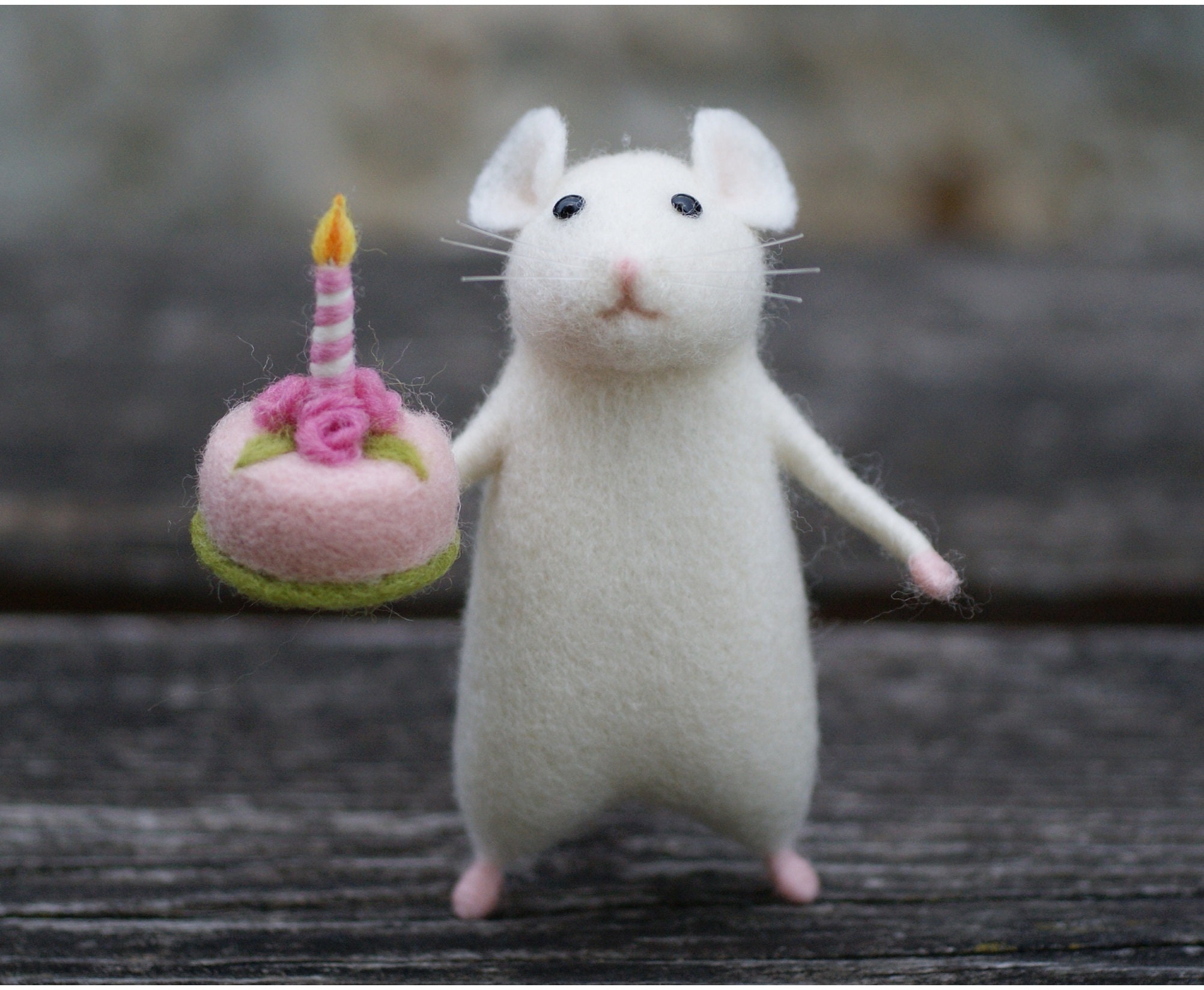 Fiber Arts Felting Art & Collectibles Needle felted sculpture cute ...