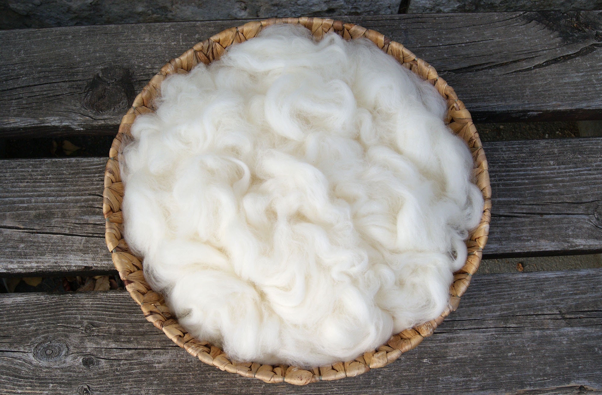 Pelusa de lana pelusa de recién nacido de nieve relleno de | Etsy