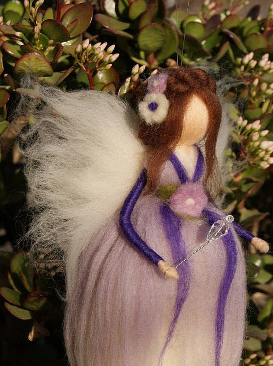 Wool Fairy, Needle Felted Fairy, Waldorf Fairy, Waldorf Felted Doll ...