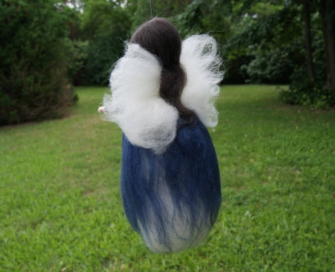 Wool Needle felted fairy Christmas favor | Etsy