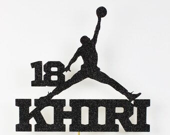 Jordan cake topper | Etsy