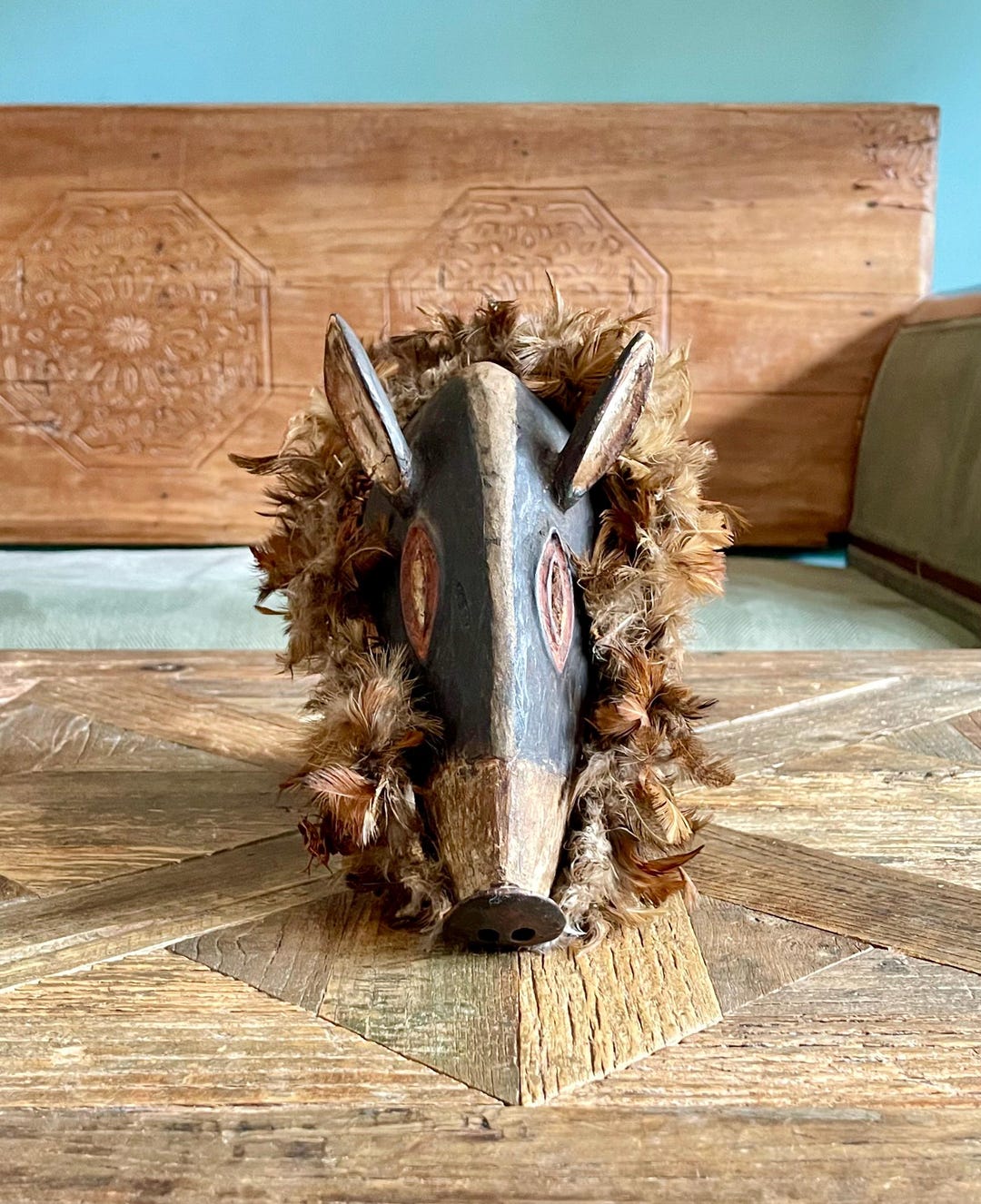 Tchokwe Mask Representing an Anteater, Democratic Republic of Congo ...