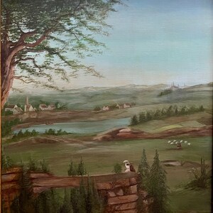 Willemans, "lively Countryside View", Oil on Canvas - Antique - Etsy