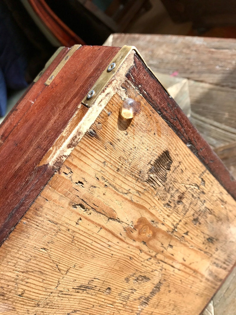 Craftsman Mahogany and Copper Box - Etsy