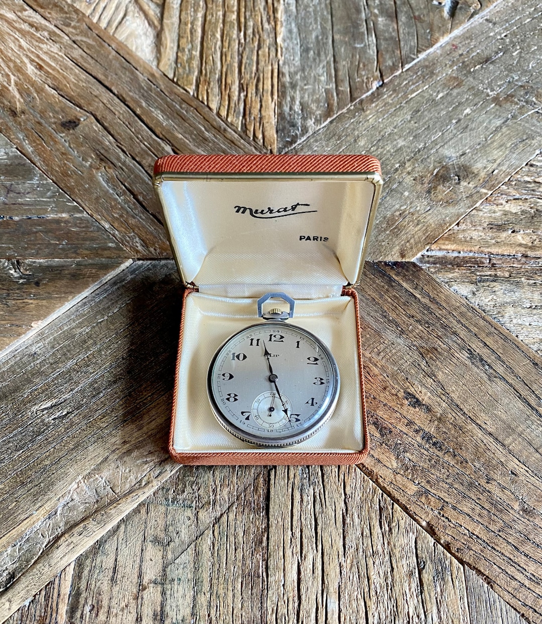 LIP Pocket Watch - Silver-plated - Vintage - Etsy