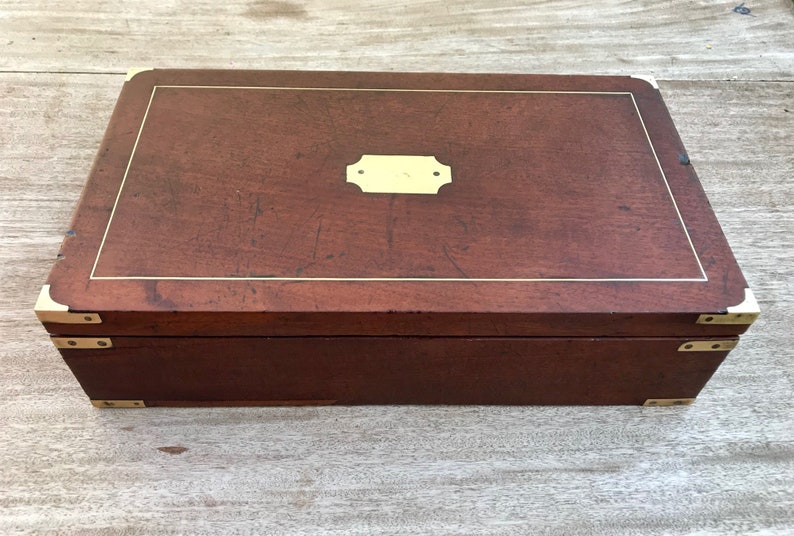 Craftsman Mahogany and Copper Box - Etsy
