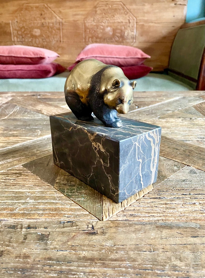 Bronze Sculpture of a Panda by Swiss Artist Milo Martin - Etsy