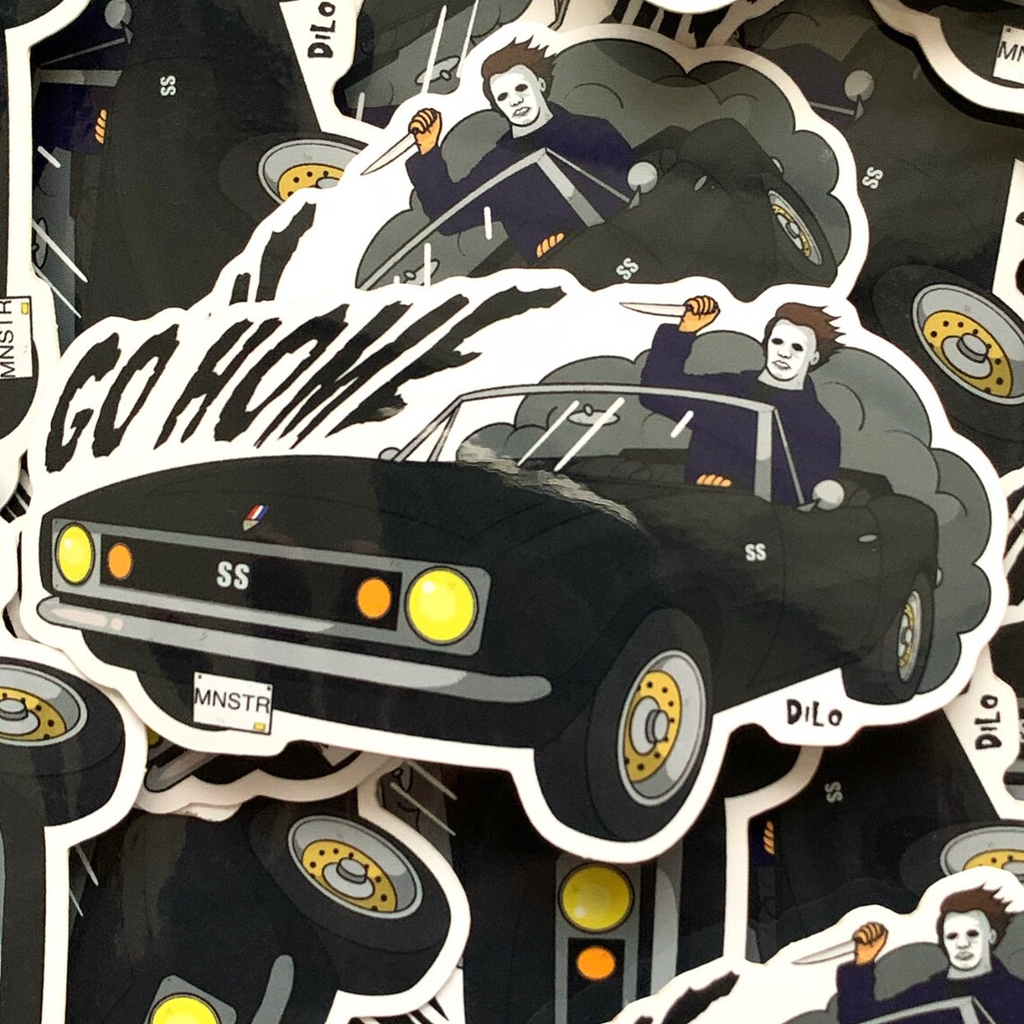 Halloween Hotrod Horror Stickers Chevy Camaro Collectible - Etsy