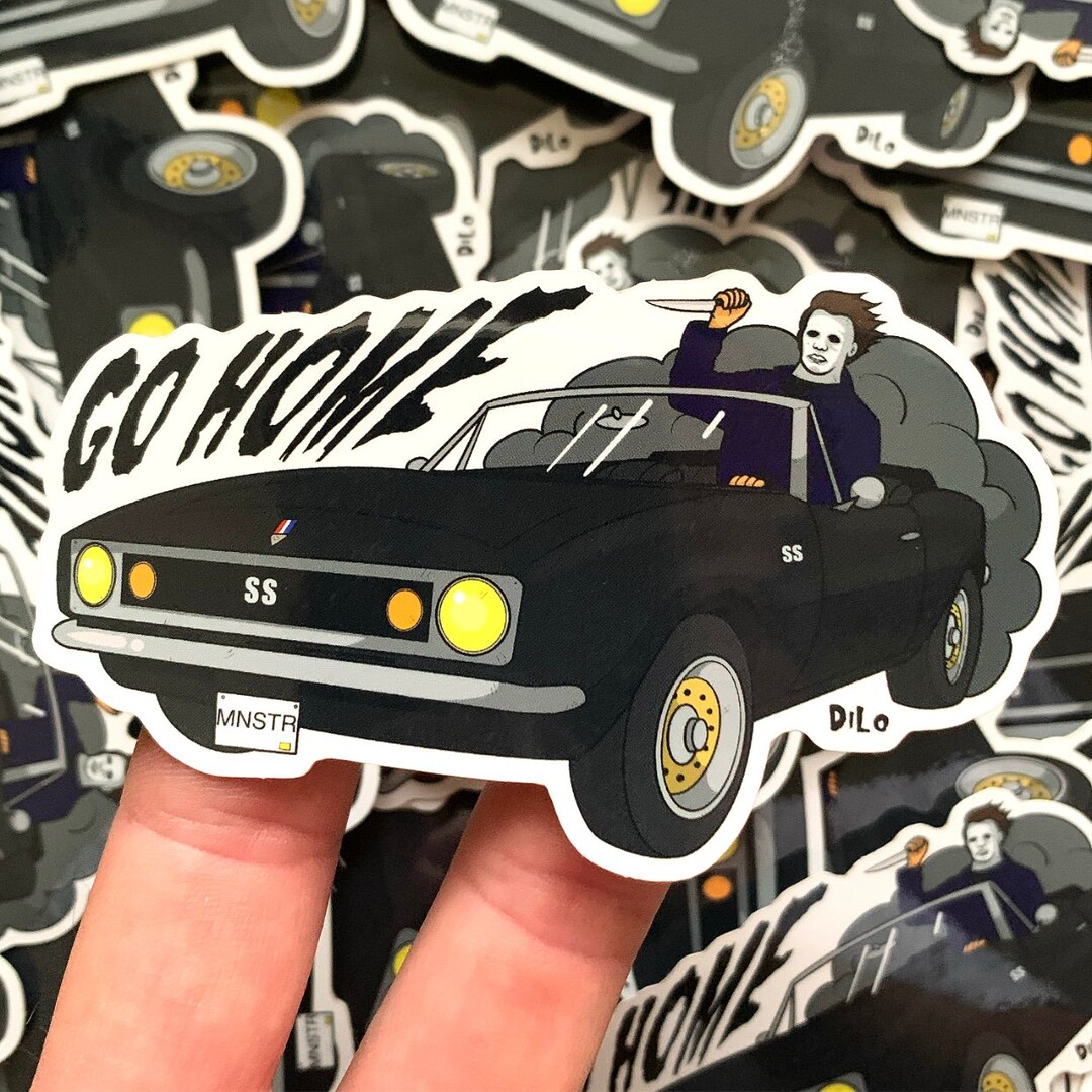 Halloween Hotrod Horror Stickers Chevy Camaro Collectible Horror Movie ...