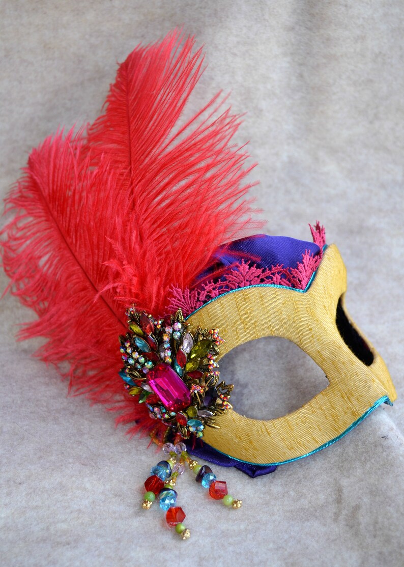 Drizella, Handmade Paper-mache Masquerade Mask Cinderella's Stepsister ...