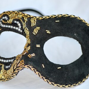 Osiris, Hand-beaded Masquerade Ball Mask, Theatre Egyptian God of ...