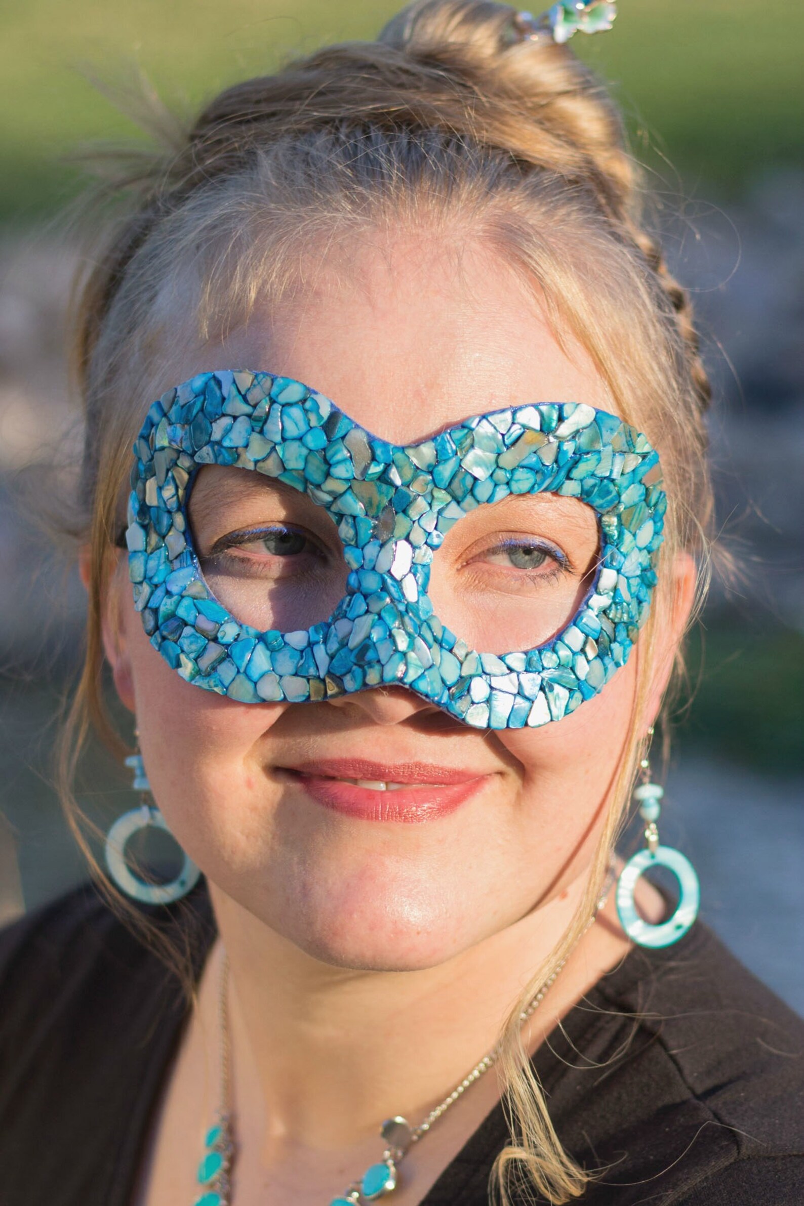 25% OFF; Aquarius, Placed-by-hand Paper-mache Masquerade Mask, Cosplay ...