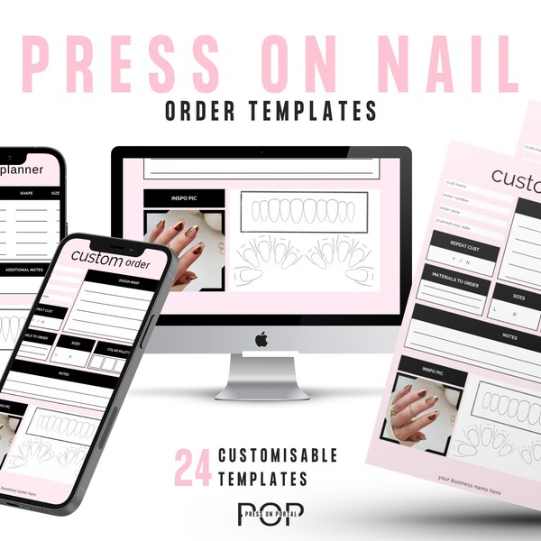 Nail Tech Planner - Etsy