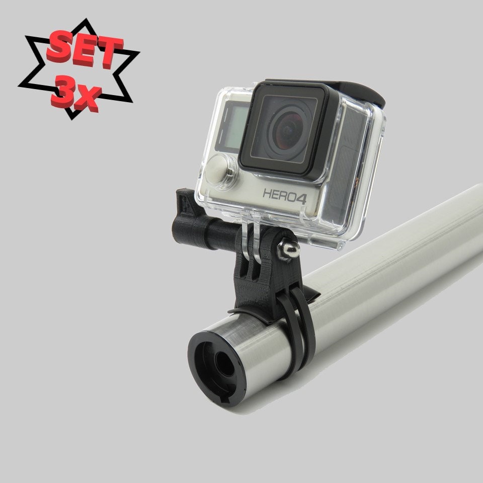SET 3x B the Smallest Action Cam Mount in the World Bike - Etsy