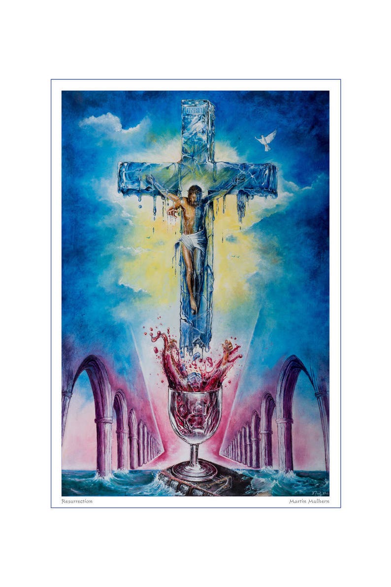 Resurrection of Christ (ice Cross) - Etsy