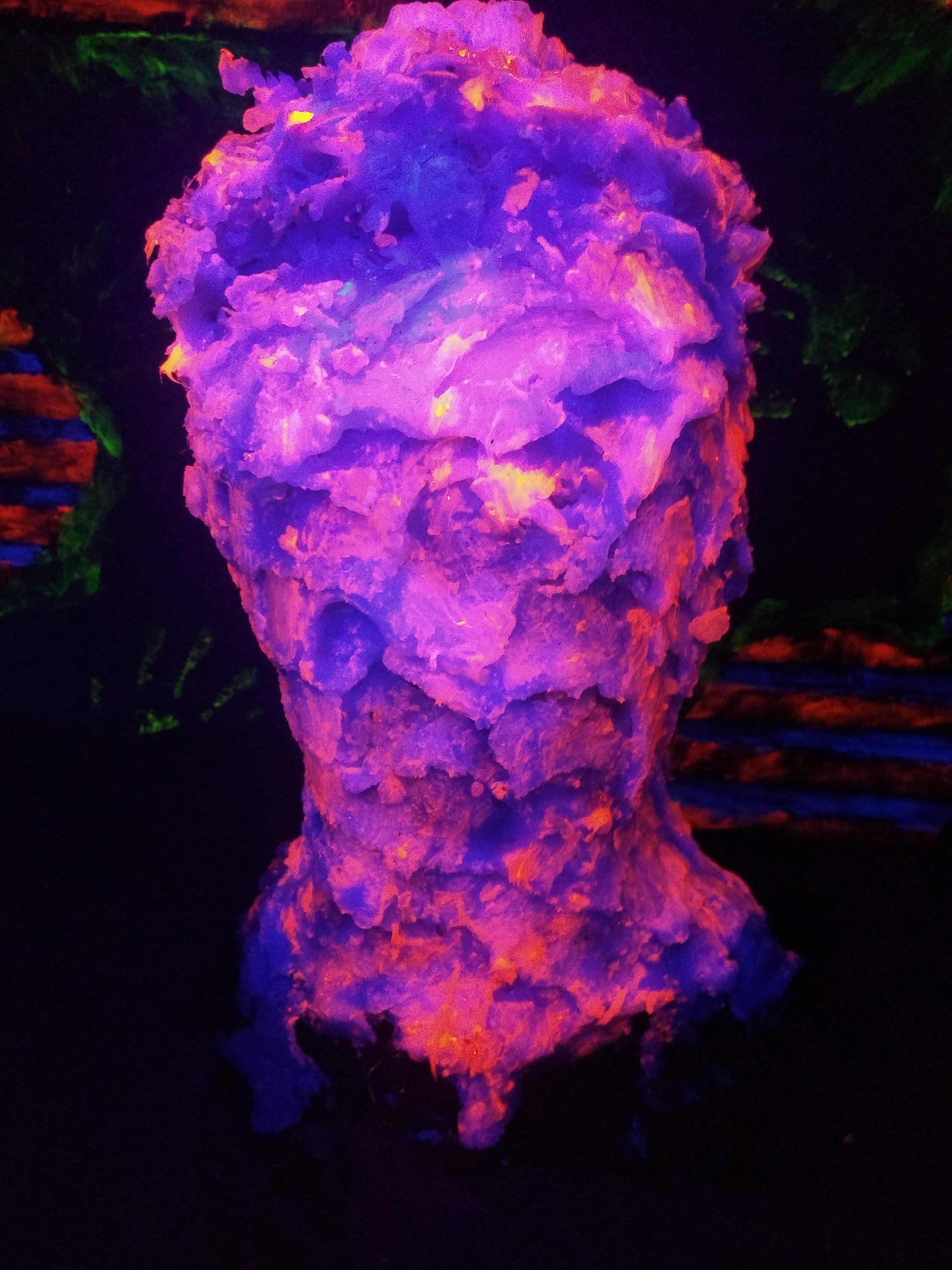 Silicone Mask UV Reactive Golem Monster One OF A KIND - Etsy