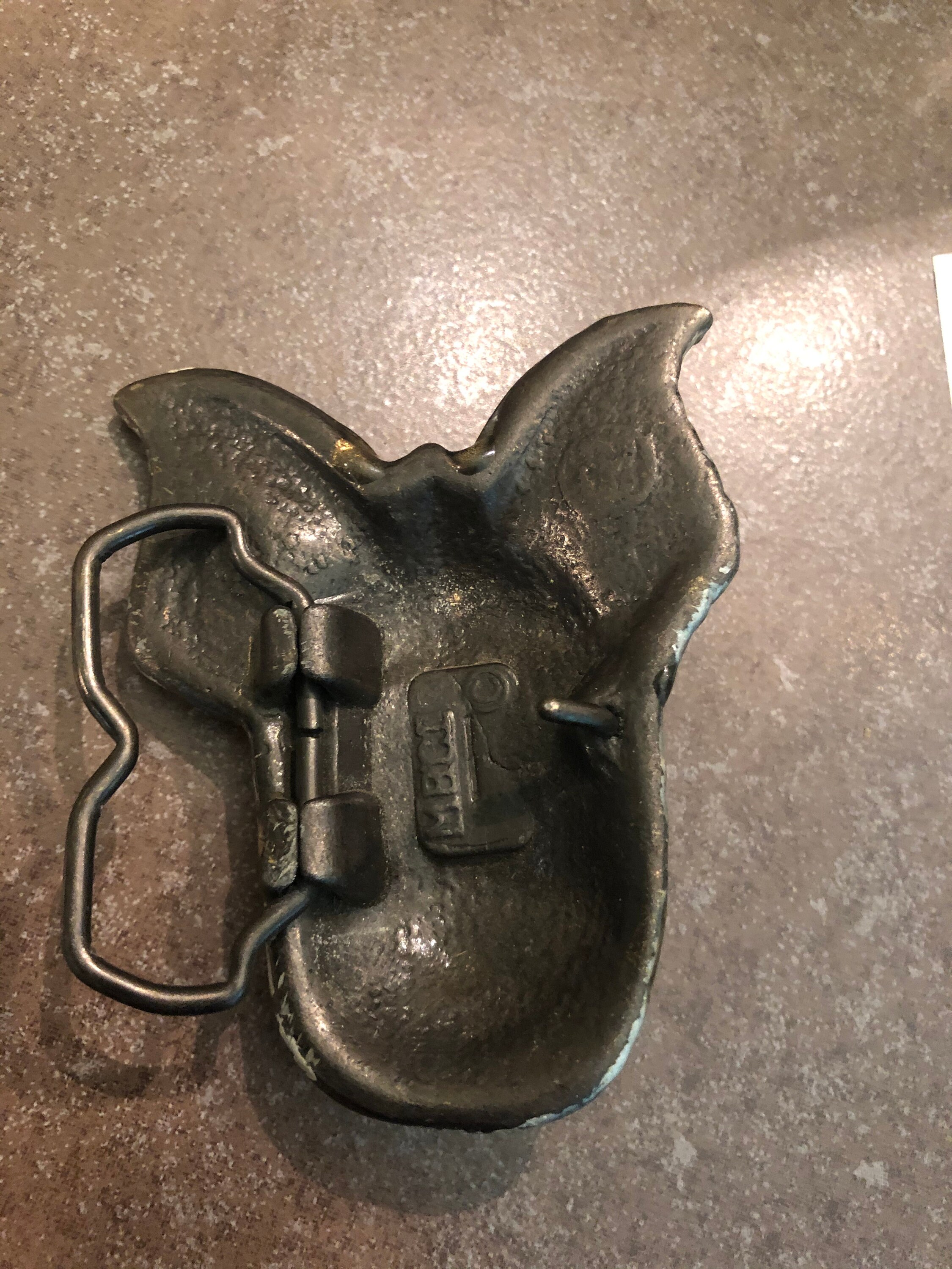 Vintage Norse God Belt Buckle Odin Viking 3D Helmet MC Wings GOTH Saxon ...