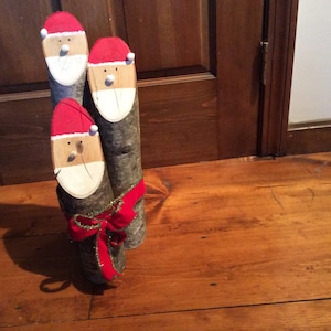 Christmas Santa's Claus Logs - Etsy