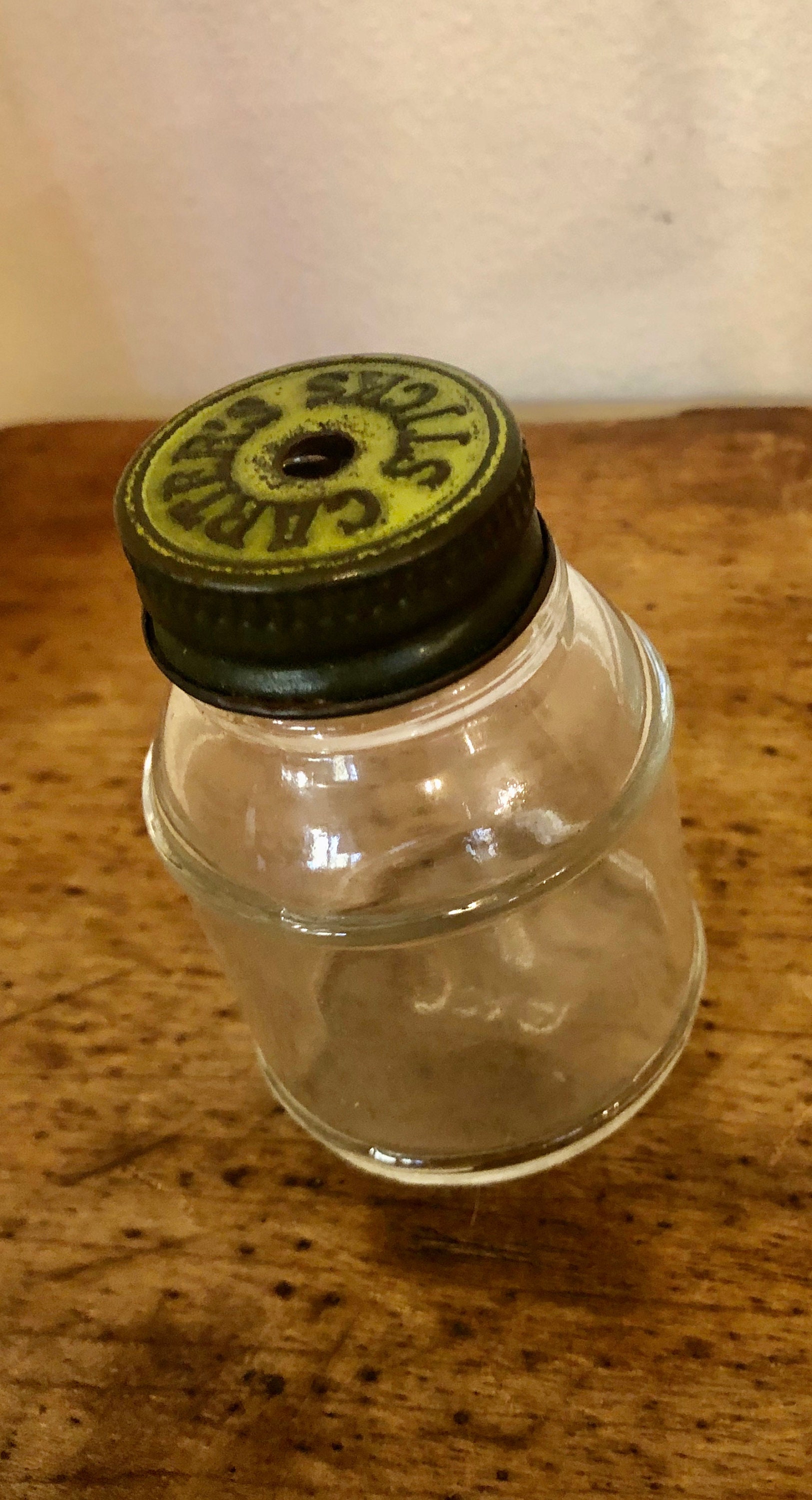 Vintage Carters White Paste Jar Applicator Stick Hazel Atlas Glass ...