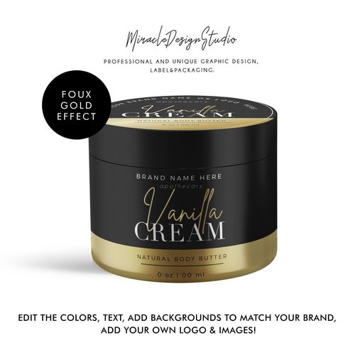 Editable Jar Label Template DIY Label Design Custom - Etsy