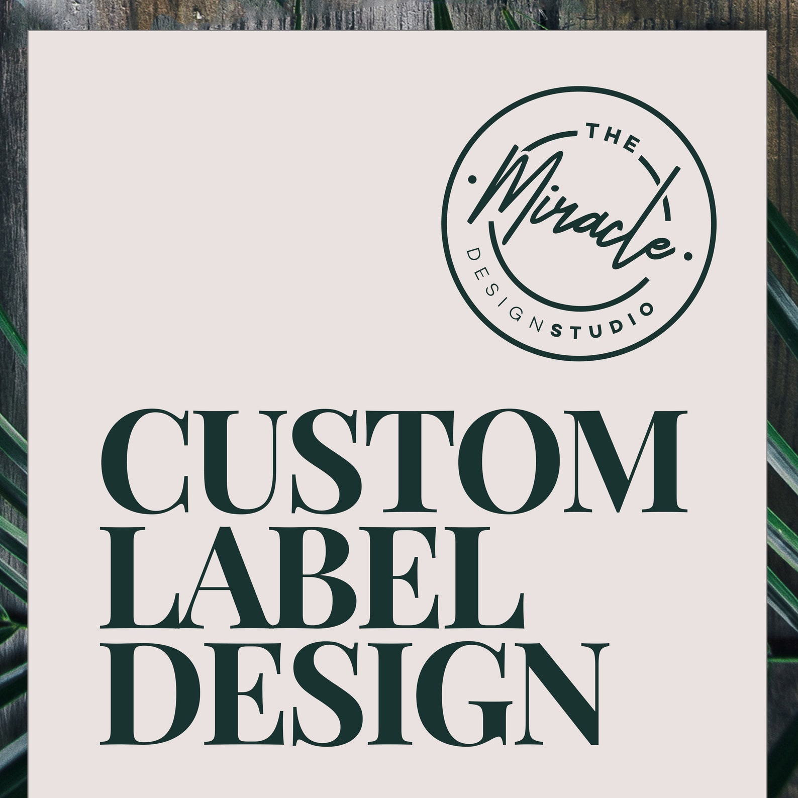 Custom Label Design Custom Label Product Packaging - Etsy