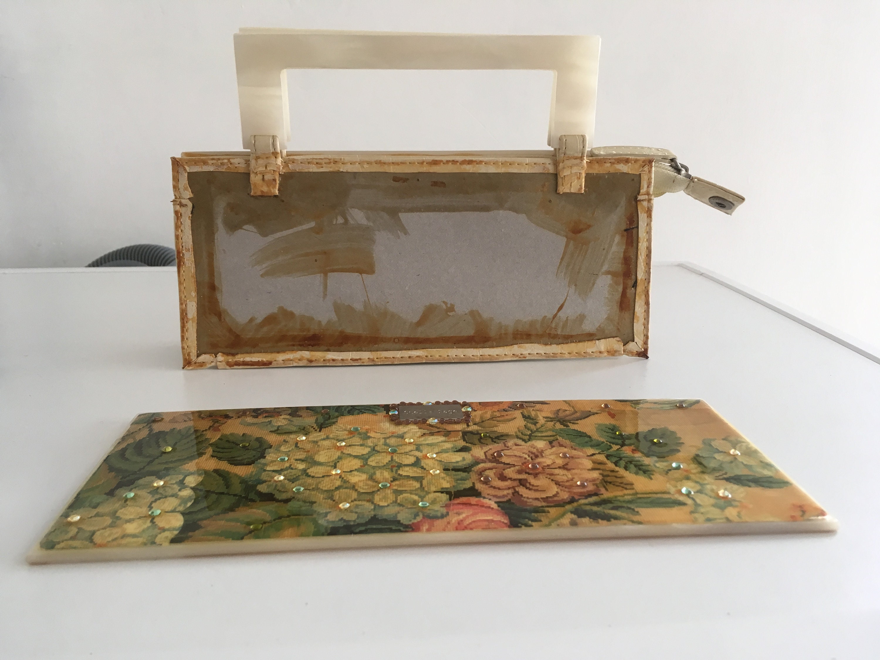 Vintage Stella Page Design Limited Edition Clutch Evening Floral Bag ...