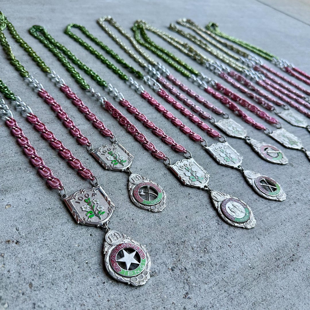 Order of Odd Fellows IOOF Ceremonial Medals Necklaces Set of 10 /trust ...