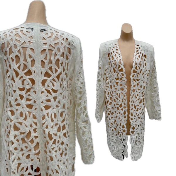 White Evening Jacket - Etsy