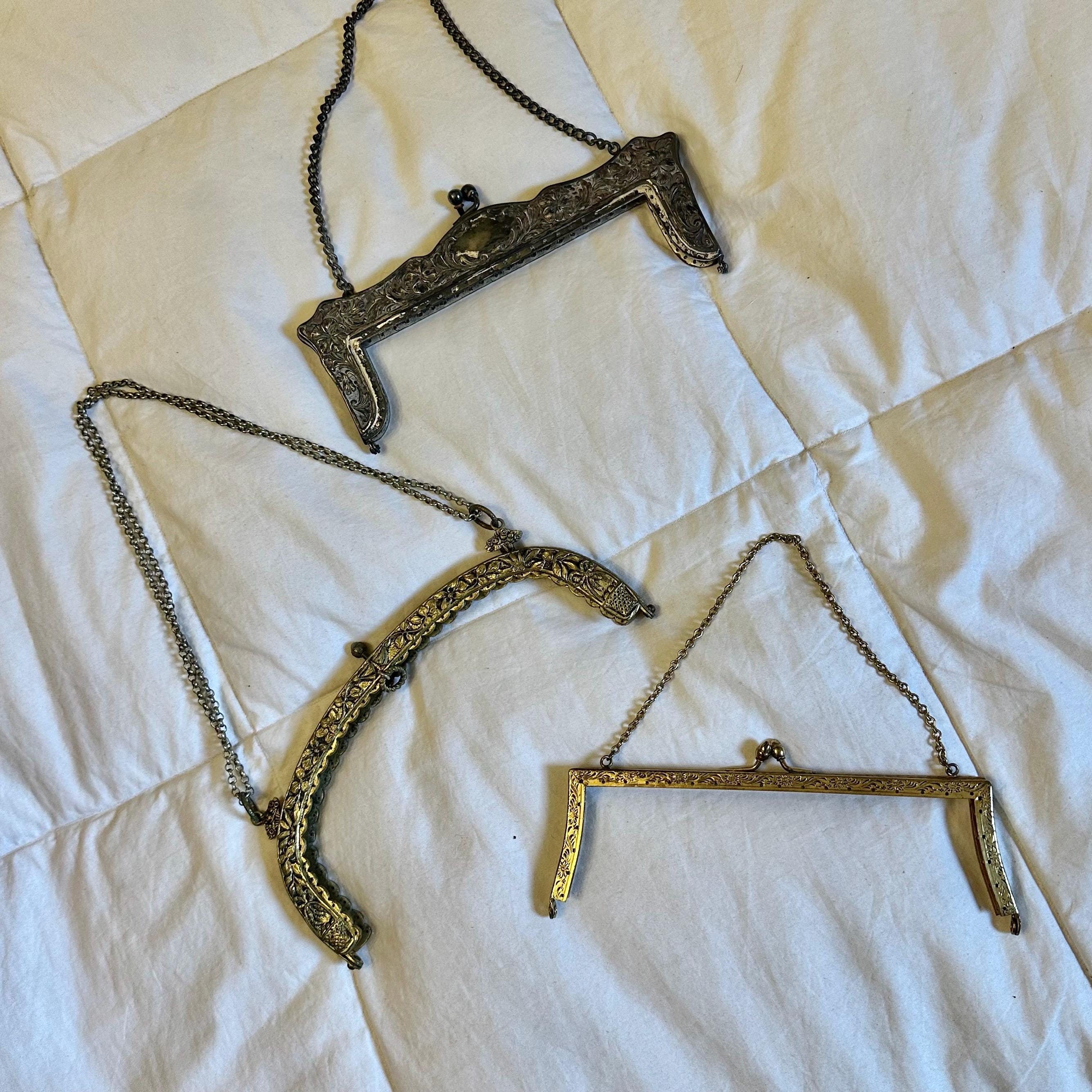 Authentic Antique Purse Frames Circa 1900 Victorian Art Nouveau ...
