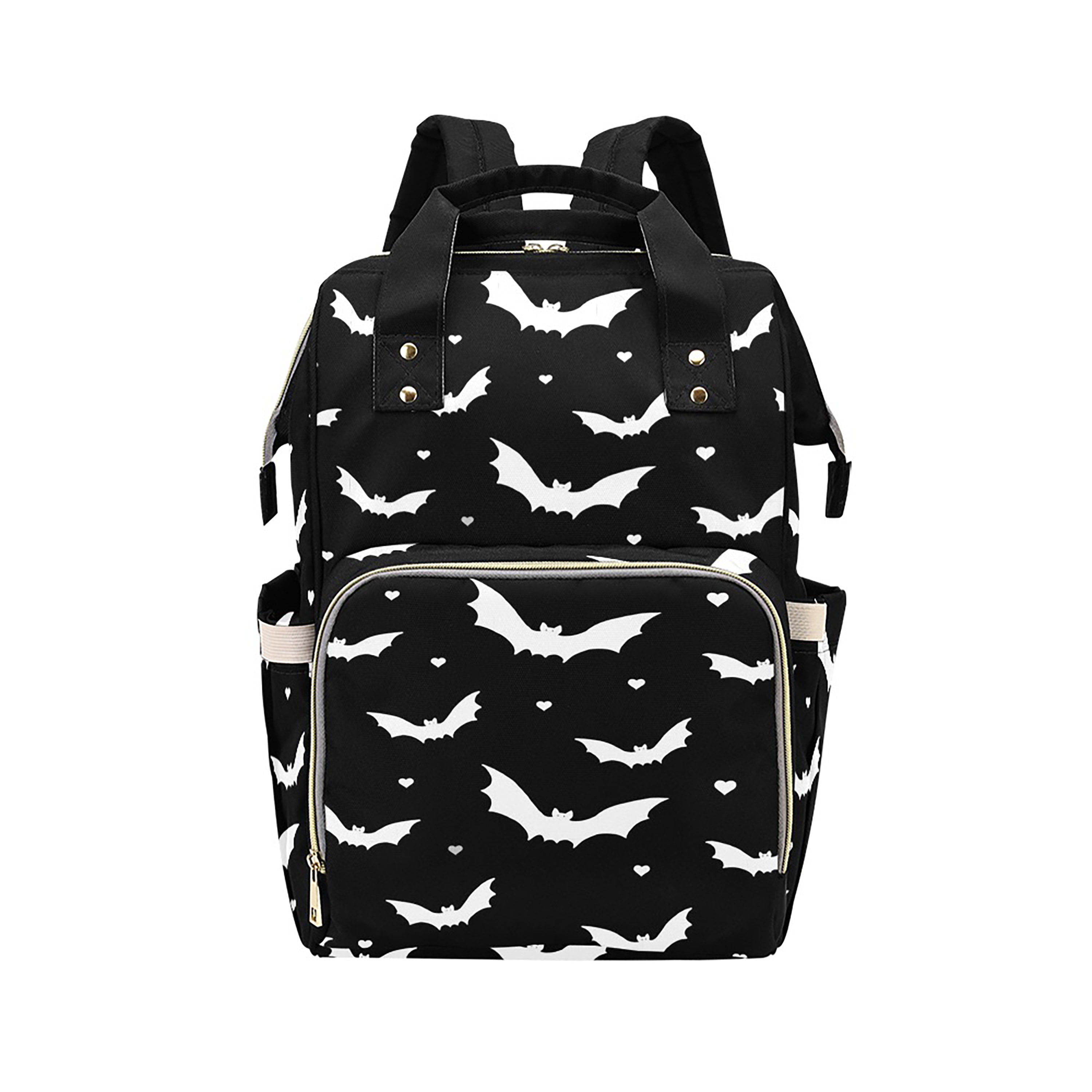 Black & White Creepy Bat Diaper Backpack Mommy Bag Travel - Etsy