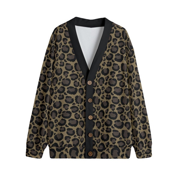 Leopard Sweater - Etsy