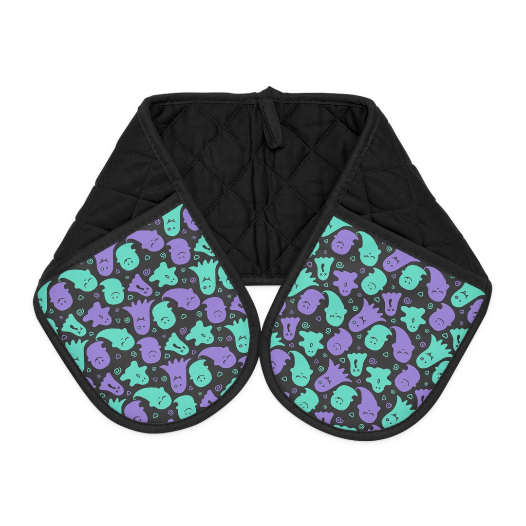 Spooky Cute Ghosts Oven Mitts Kawaii Gothic Homeware - Etsy