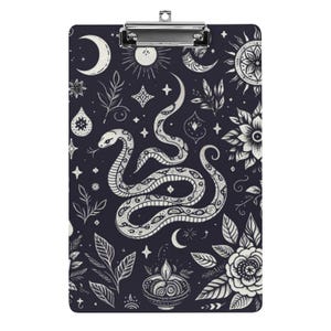 Gothic Snake Mystical Clipboard School Office Supplies - Etsy