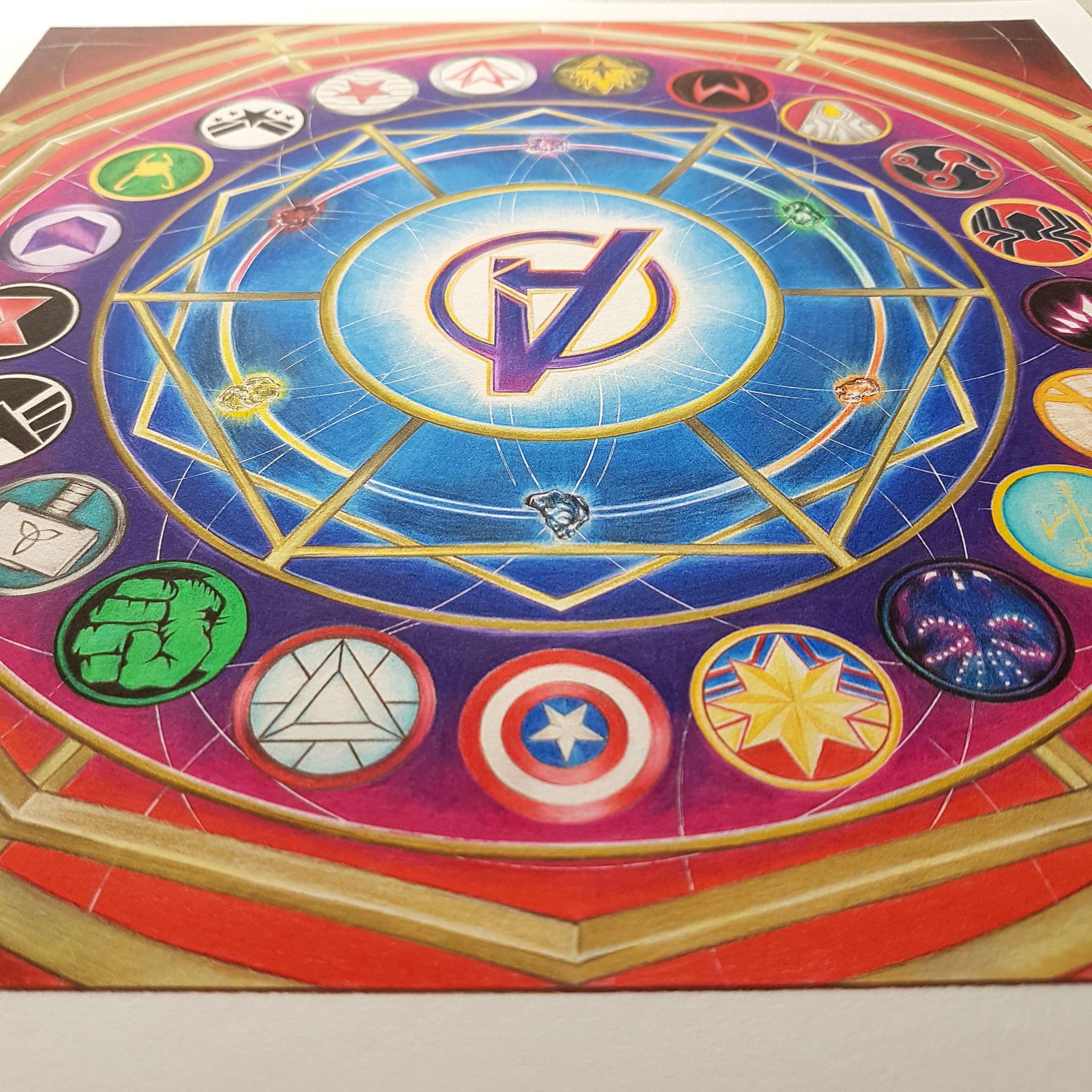 Marvel MCU Mandala Art Print - Etsy