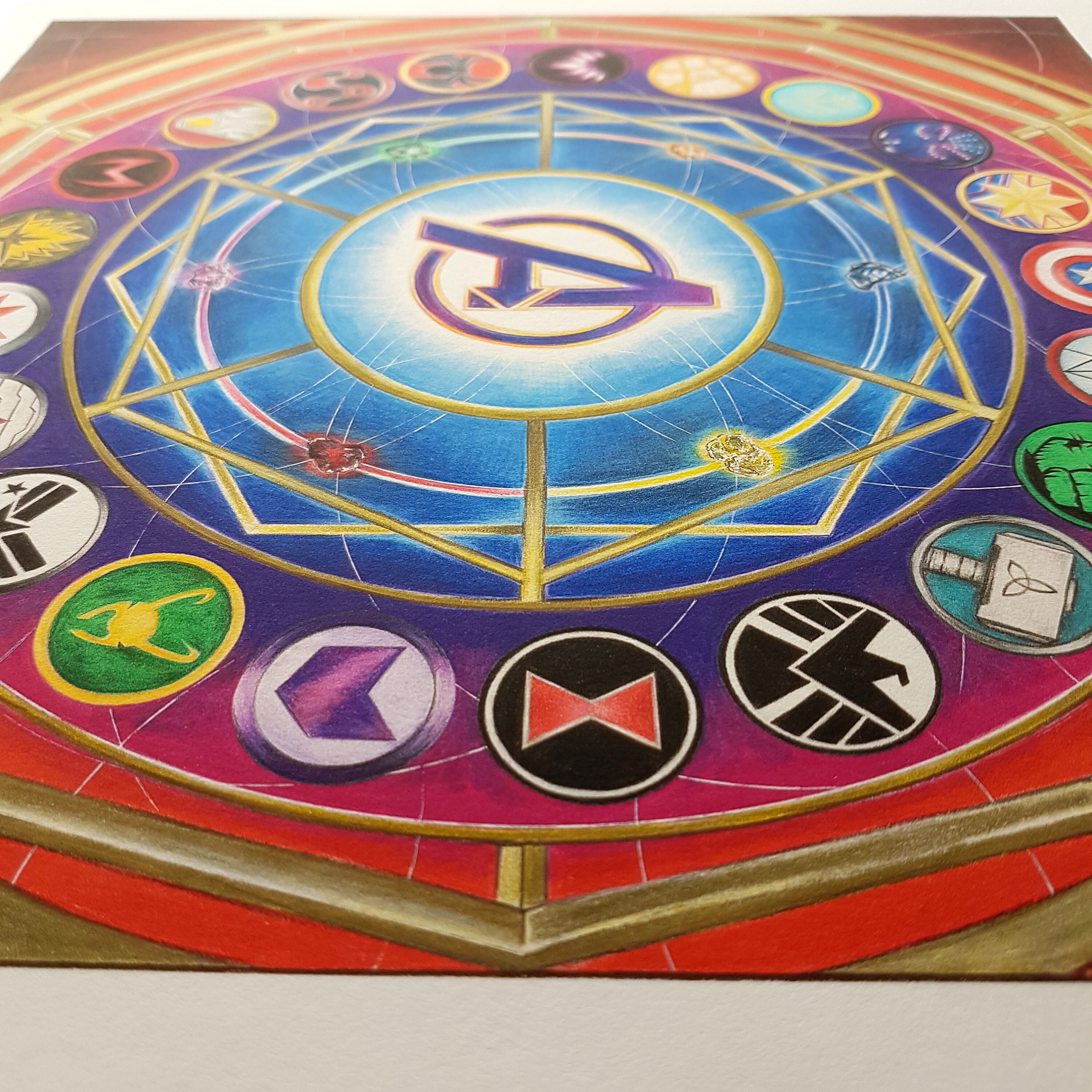 Marvel MCU Mandala Art Print - Etsy