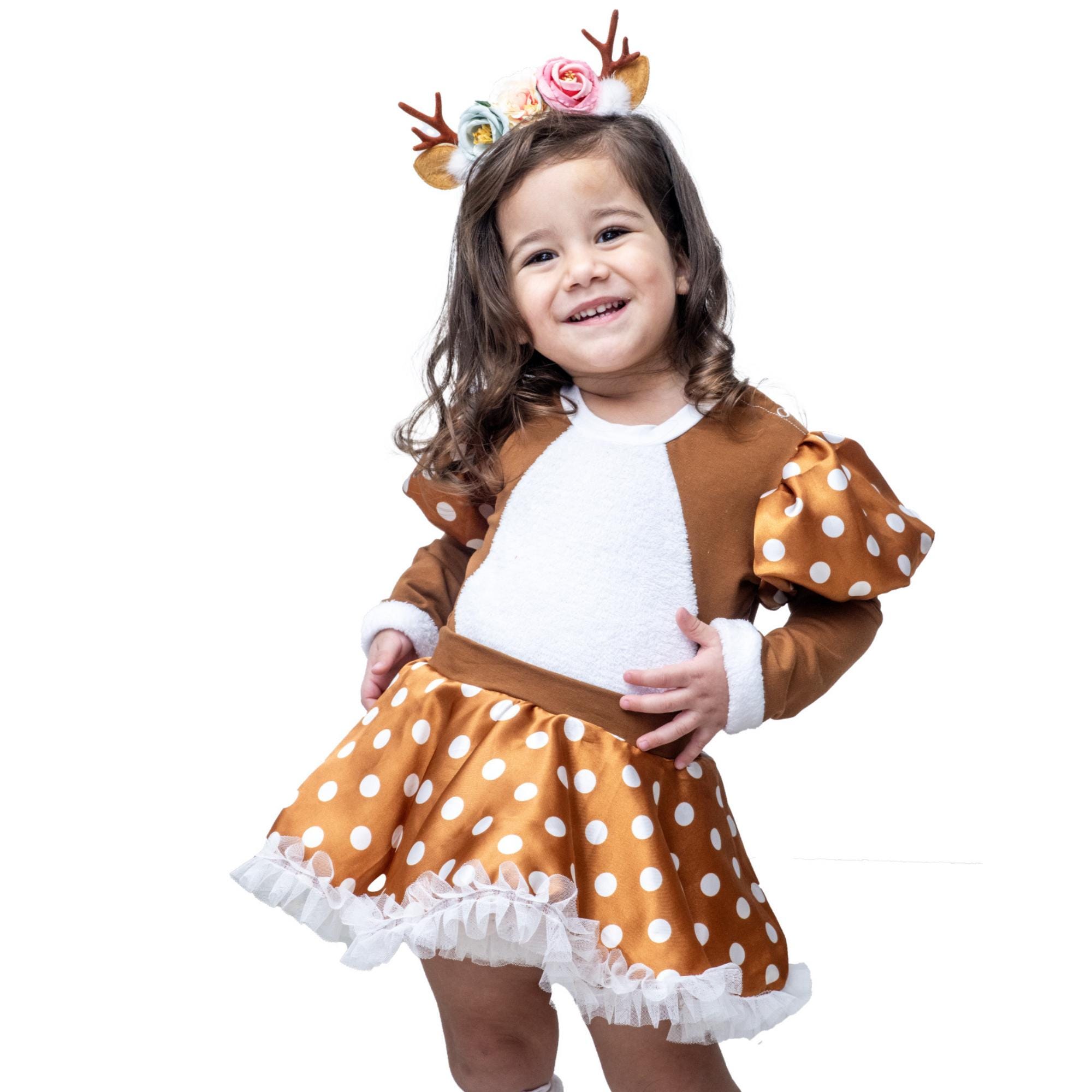 Handmade Deer Costume for Toddlers, Cute Costume for Kids, Girl Deer ...