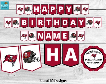 Tampa Bay Buccaneers Party Decorations - Etsy Israel