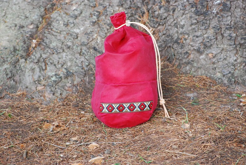 Bushcraft Sami Style Coffee Bag Waxed Cotton | Etsy