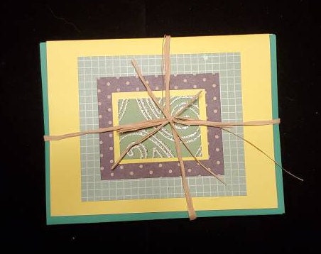 Handmade Greeting Cards, With a Paper Collage on the Front - Set of 6 ...