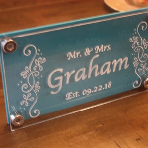 Custom Etched Acrylic Sign Multi Layer - Etsy