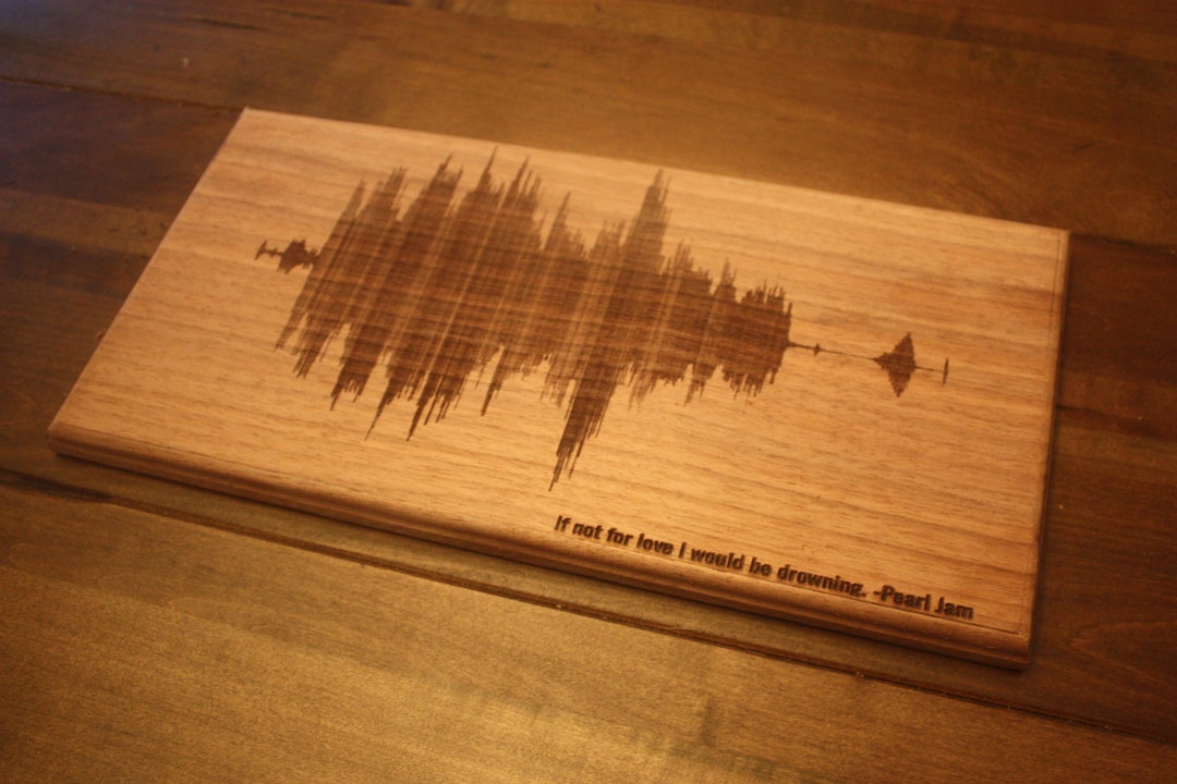 Custom Sound Wave Sign Art - Etsy