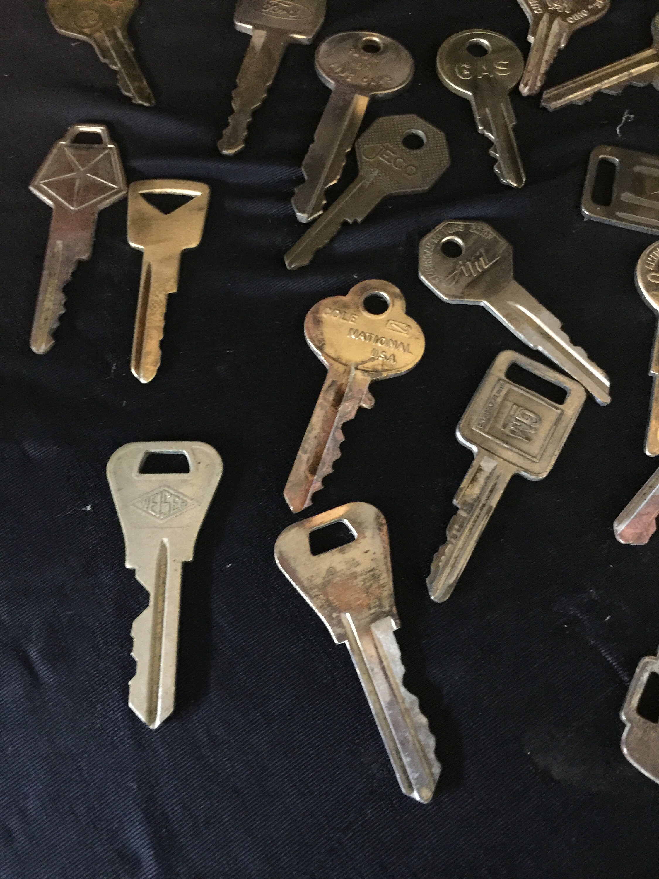 Vintage Keys Metal Keys Auto Keys Keys Steam Punk Retro | Etsy