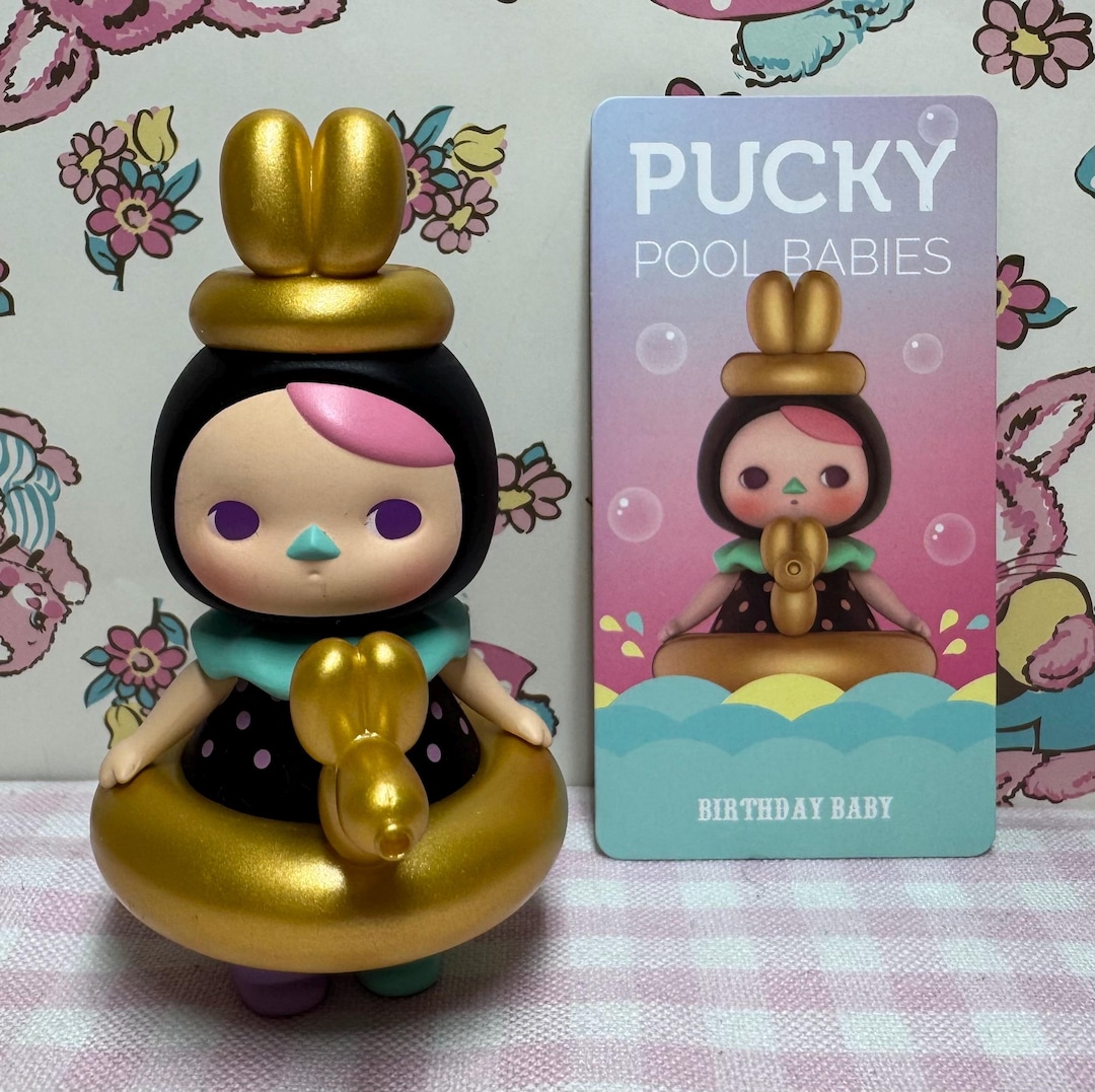 Pop Mart X Pucky Pool Babies Blind Box Series, “birthday Baby” - Open ...