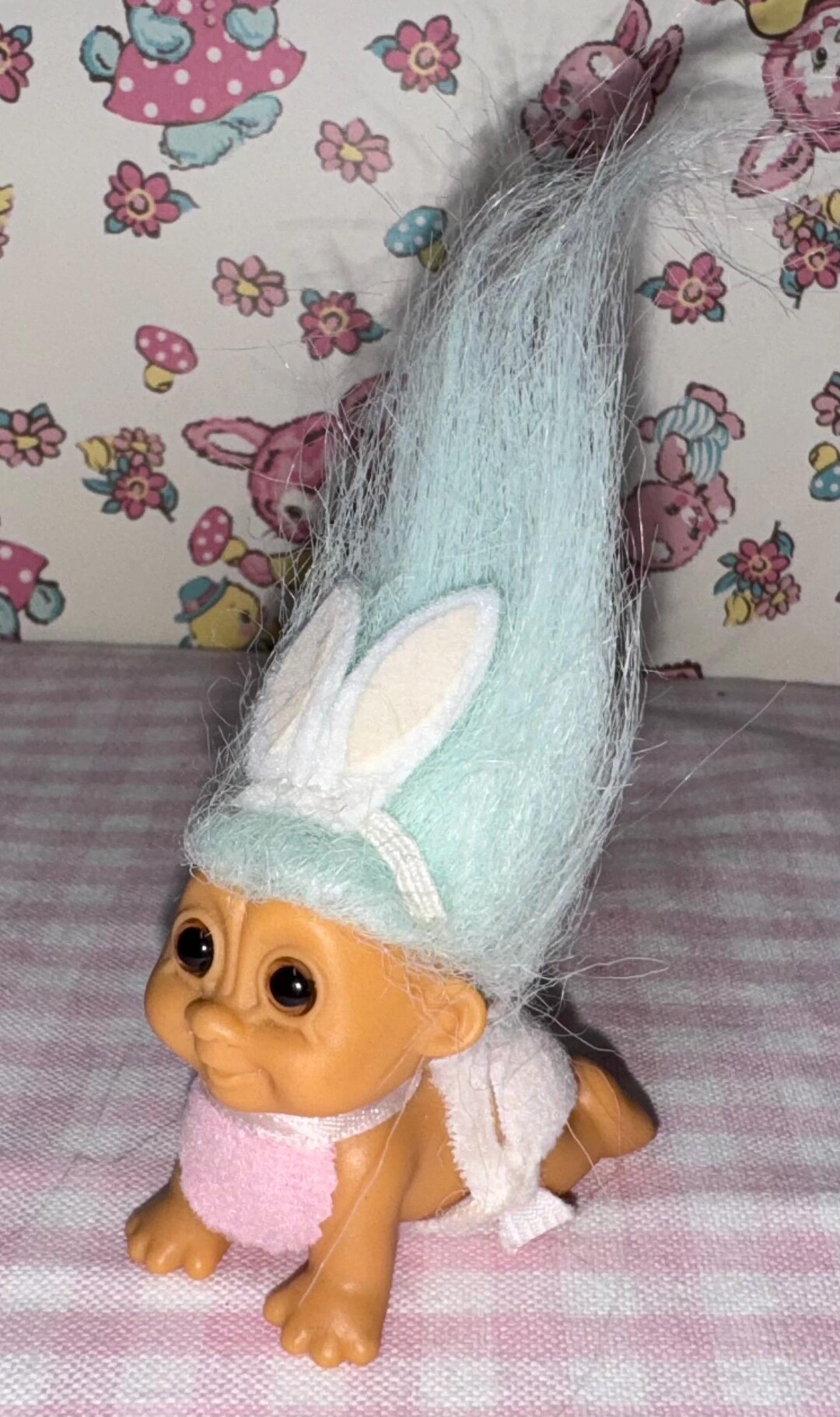 Vintage Mini Russ Troll Doll Crawling Easter Bunny Baby!!! - Etsy