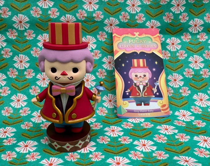 Pop Mart X Pucky Circus Babies Blind Box Series, ring Master Baby Open ...