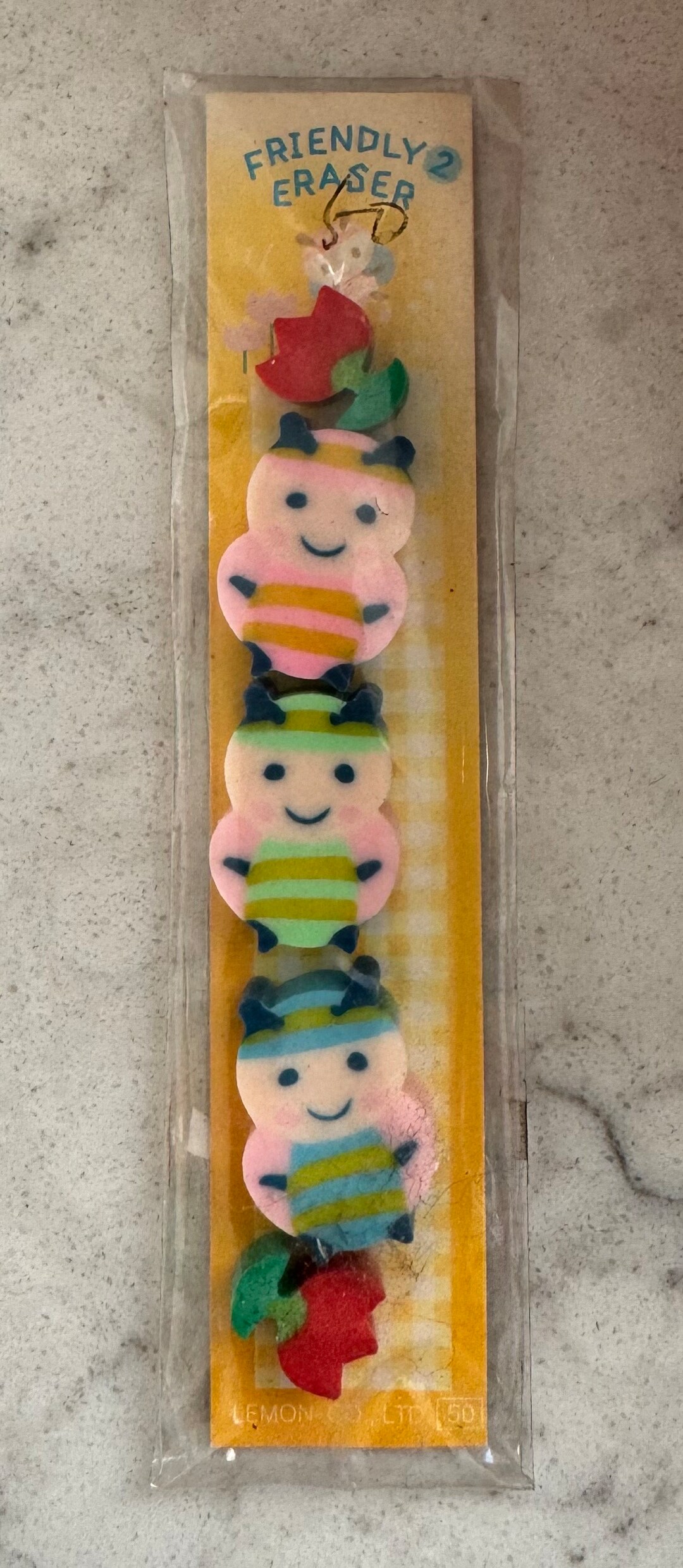 Vintage & New Lemon Co. friendly Erasers From Japan - Etsy